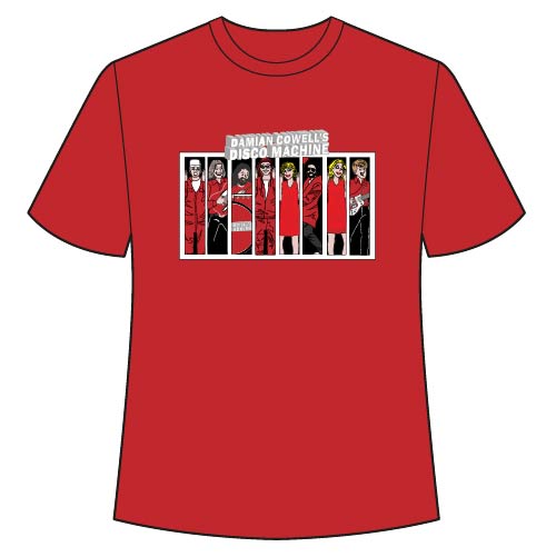 DAMIAN COWELL'S DISCO MACHINE - T-SHIRT – viciousthreadsstore