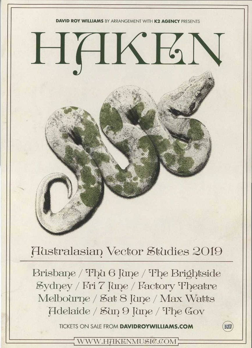 Haken Poster 2019 – viciousthreadsstore